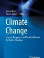 Climate Change and Environmental Sustainability | SpringerLink