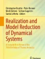 Model Order Reduction: Methods, Concepts and Properties | SpringerLink