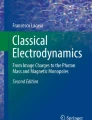 Classical Electrodynamics: Fundamentals and Applications | Springer ...