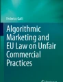 The Unfair Commercial Practices Directive | Springer Nature Link ...