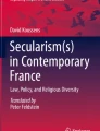 France’s Long March from State Religion to Secular State | Springer ...