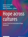 Measuring hope: validity of short versions of four popular hope scales ...