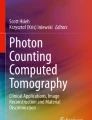 Spectral Imaging: Dual-Energy, Multi-Energy and Photon-Counting CT ...
