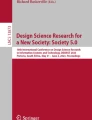 An Introduction to Design Science | SpringerLink