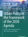 Policy integration in urban policies as multi-level policy mixes ...
