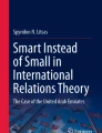 Basic Principles of International Relations | Springer Nature Link