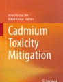 Cadmium Contamination: Sources, Behavior, and Environmental ...