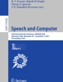 Infant Cry Classification Using Modified Group Delay Cepstral Coefficients | SpringerLink