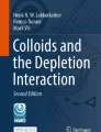 Introduction to Depletion Interaction and Colloidal Phase Behaviour ...