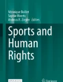 Sport as a Basic Human Right: A Socio-philosophical Inquiry | SpringerLink