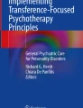 Transference-Focused Psychotherapy (TFP) | Current Treatment Options in ...