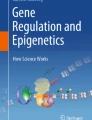 Histone Modifications | Springer Nature Link (formerly SpringerLink)