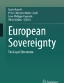 Federalism in the European Union | SpringerLink