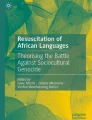 Xitsonga in South Africa | SpringerLink