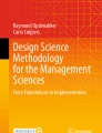 An Introduction to Design Science | SpringerLink