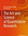 Introduction to Quantitative Research | Springer Nature Link