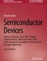 Semiconductor Devices: Diodes, Transistors, Solar Cells, Charge Coupled ...
