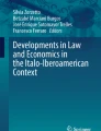 Law and economics in Italy: an overview | European Journal of Law and ...