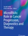 Significance of Altered miRNA Expression in Tumor and Therapeutic ...