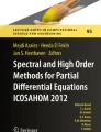 Spectral Methods: Algorithms, Analysis and Applications | SpringerLink