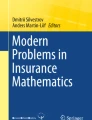 Introduction to Insurance Mathematics: Technical and Financial Features ...