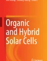 Recent advances in stabilizing the organic solar cells | MRS Energy ...
