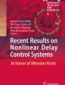 Introduction to Time-Delay Systems: Analysis and Control | SpringerLink