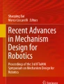 A Novel Linear Telescopic Mechanism: Configuration and Position ...