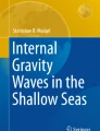 Interface depth used in a two-layer model of nonlinear internal waves ...
