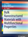 0D, 1D, 2D & 3D Nano Materials: Synthesis and Applications | SpringerLink