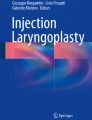 Injection Laryngoplasty: Techniques and Choices of Fillers | Current ...