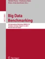 Introducing TPCx-HS: The First Industry Standard for Benchmarking Big Data Systems | SpringerLink