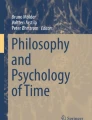 The Psychology of Time Perception | SpringerLink