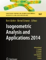Isogeometric analysis based on geometric reconstruction models ...