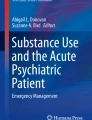 Cannabis and Cannabinoid Intoxication and Toxicity | SpringerLink