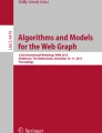 PageRank and Random Walks on Graphs | SpringerLink