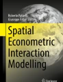 Spatial Econometric OD-Flow Models | SpringerLink