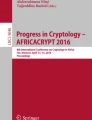 Montgomery curves and their arithmetic | Journal of Cryptographic ...