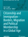 Cosmopolitan Citizenship | Springer Nature Link (formerly SpringerLink)