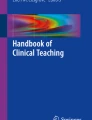 Bedside teaching in medical education: a literature review ...