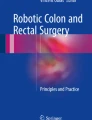 Robotic Transanal Minimally Invasive Surgery (TAMIS) | SpringerLink