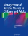 The Landmark Series: Evaluation and Management of Adrenal ...