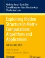 Hierarchical Matrices: Algorithms and Analysis | SpringerLink