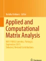 Matrix pencils: Theory, applications, and numerical methods | Journal ...