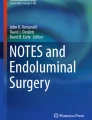 Natural Orifice Translumenal Endoscopic Surgery (NOTES™) | SpringerLink