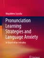 Language Anxiety | Springer Nature Link (formerly SpringerLink)