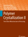 Crystallization of Polypropylene | SpringerLink