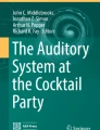 The cocktail-party problem revisited: early processing and selection of ...