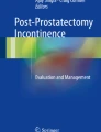Post Prostatectomy Incontinence | Current Bladder Dysfunction Reports