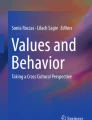 Values in Organizations: Theory, Measurement, and Theoretical ...